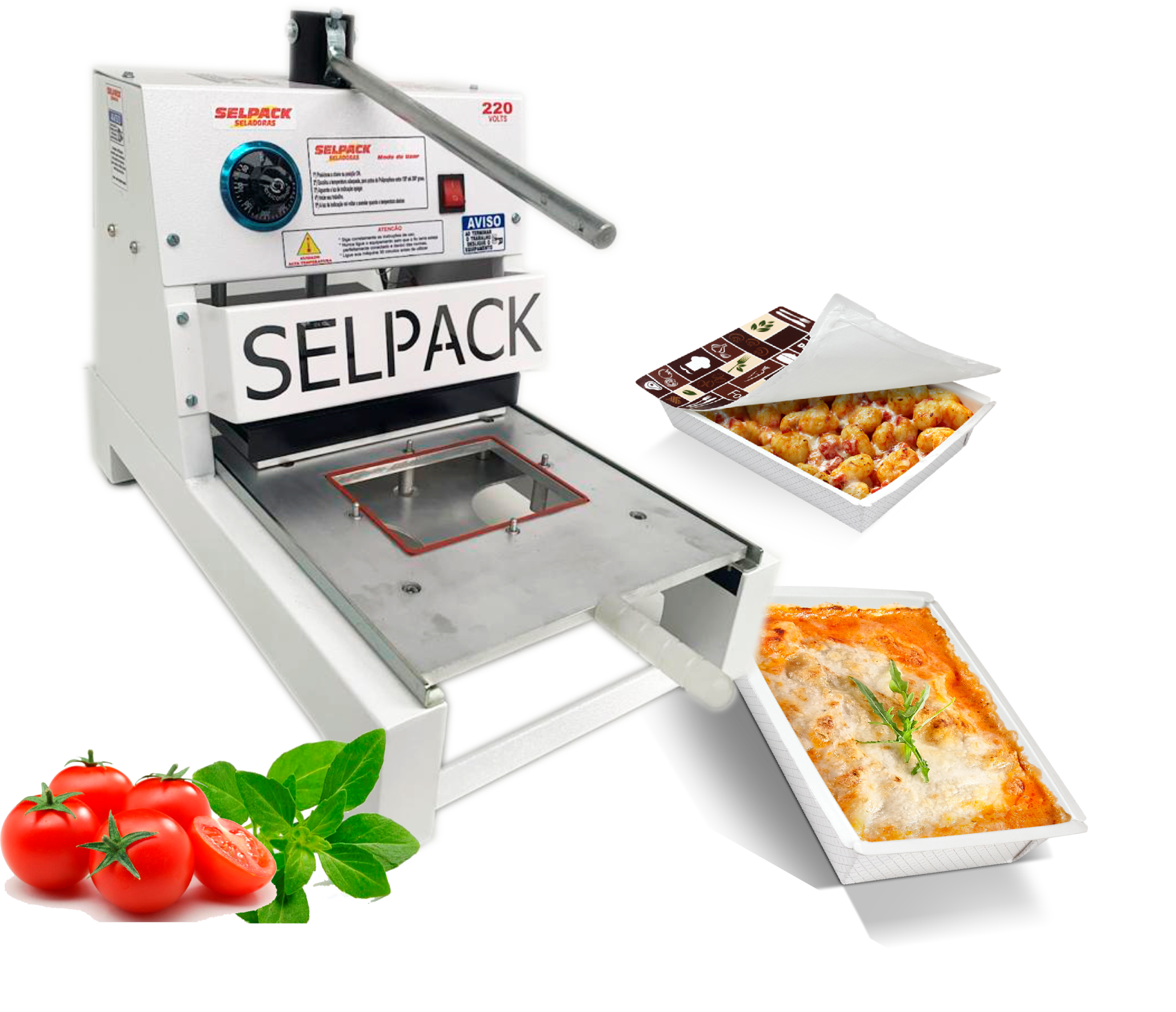 Seladora De Bandejas Para Delivery Gabarito VEIGA SOARES – Selpack ...
